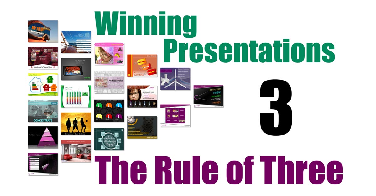 Winning Presentations - The Rule of Three - Communisage